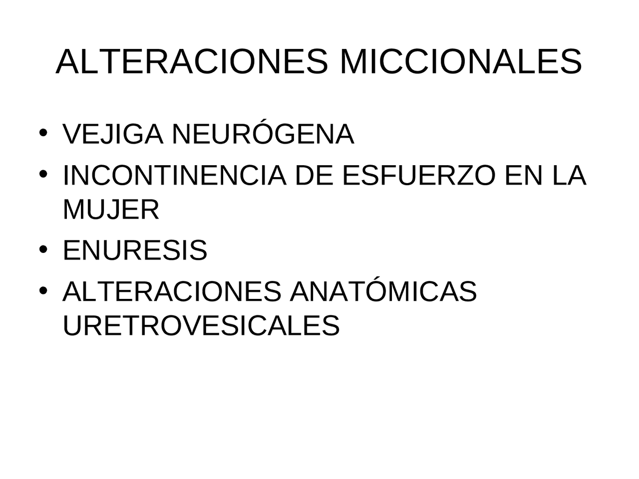 Fisiopatología vesical | Esquemas y mapas conceptuales de Urología ...