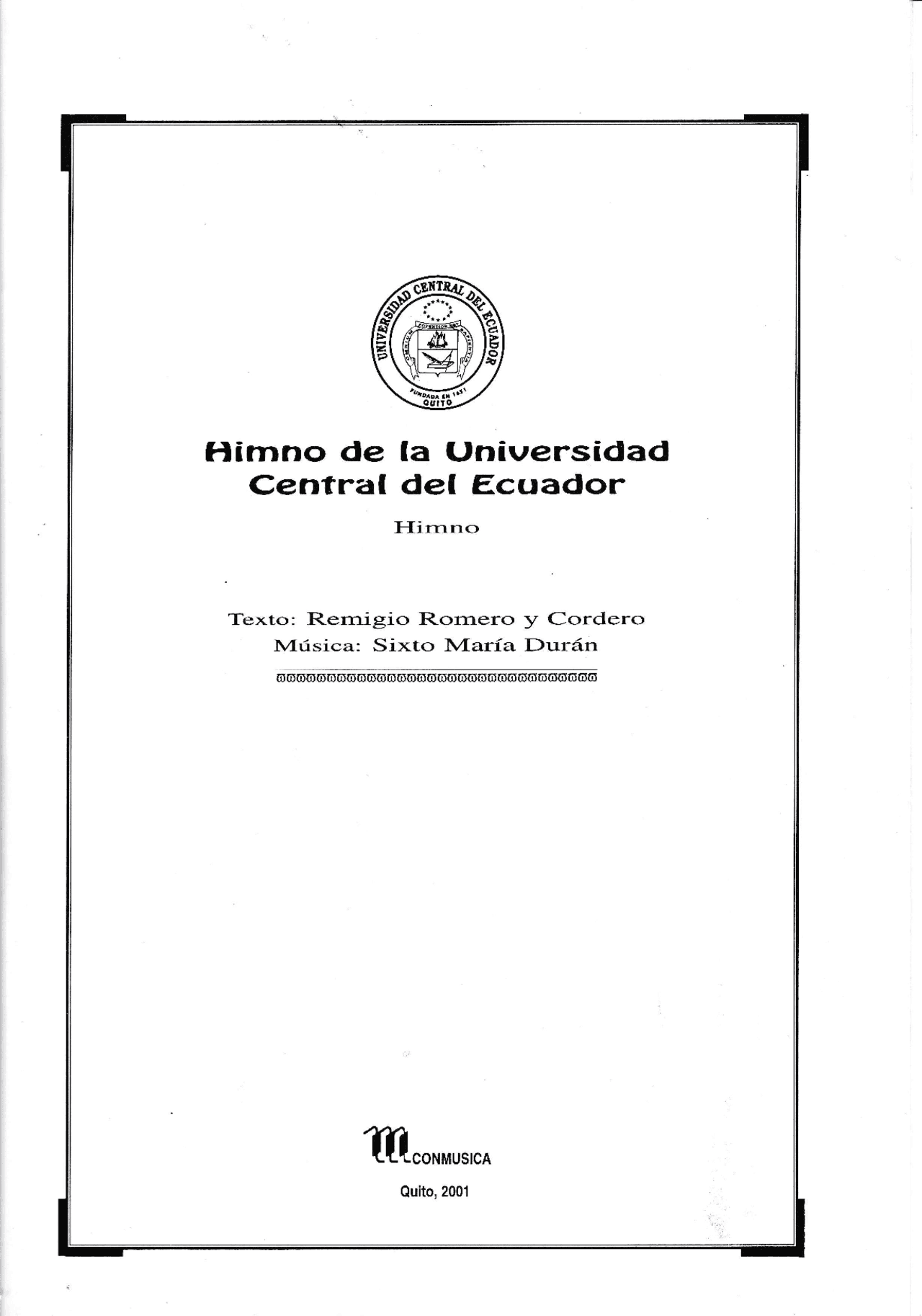 Historia del Himno UCE | Guías, Proyectos, Investigaciones de Ética Medica | Docsity