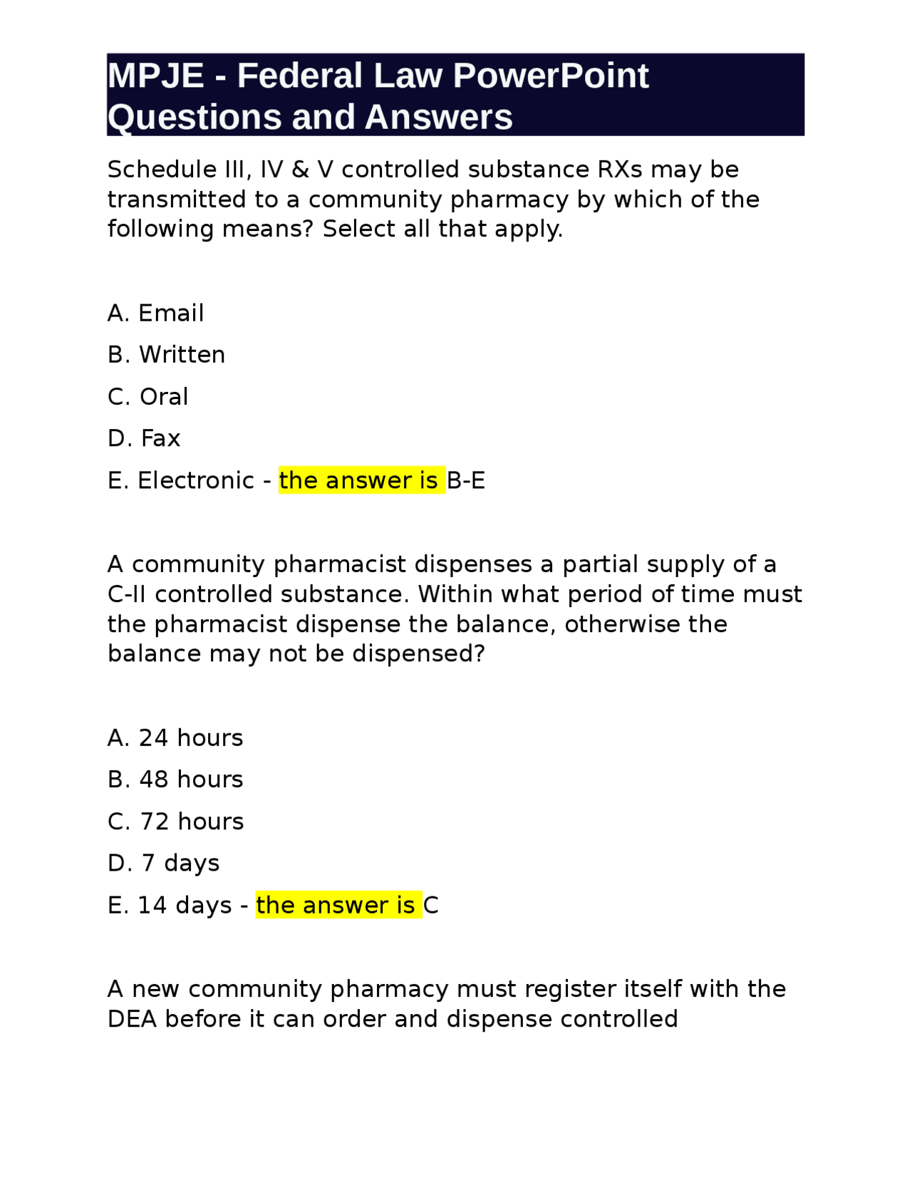DEA Forms and Controlled Substances: A Comprehensive Guide | Exams Law ...