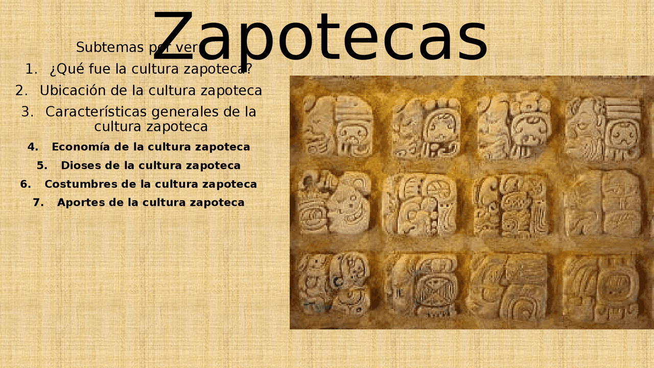 Zapotecas, explicacion breve de lo que hicieron y quienes fueron ...