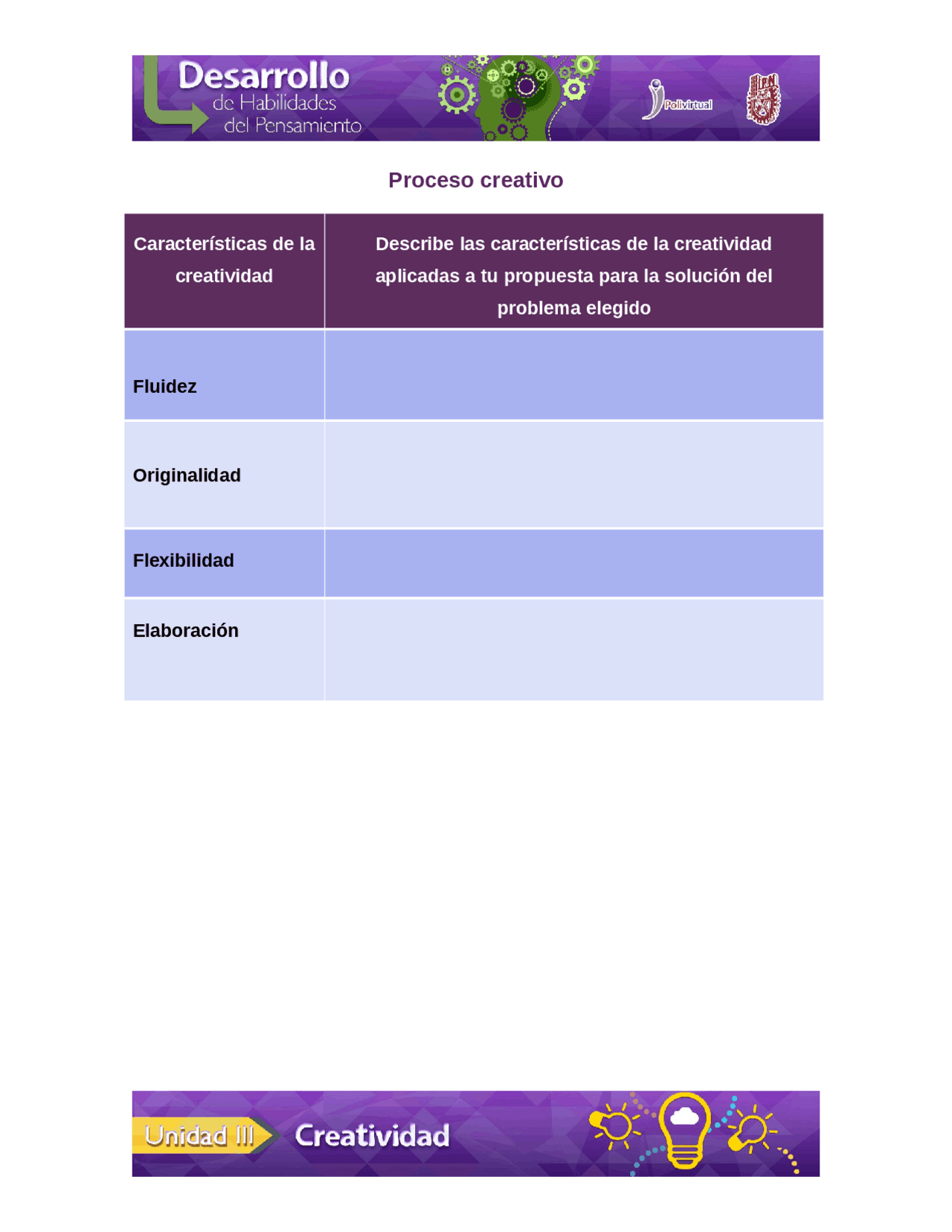Características y proceso creativo | Esquemas y mapas conceptuales de Historia de la Filosofía ...