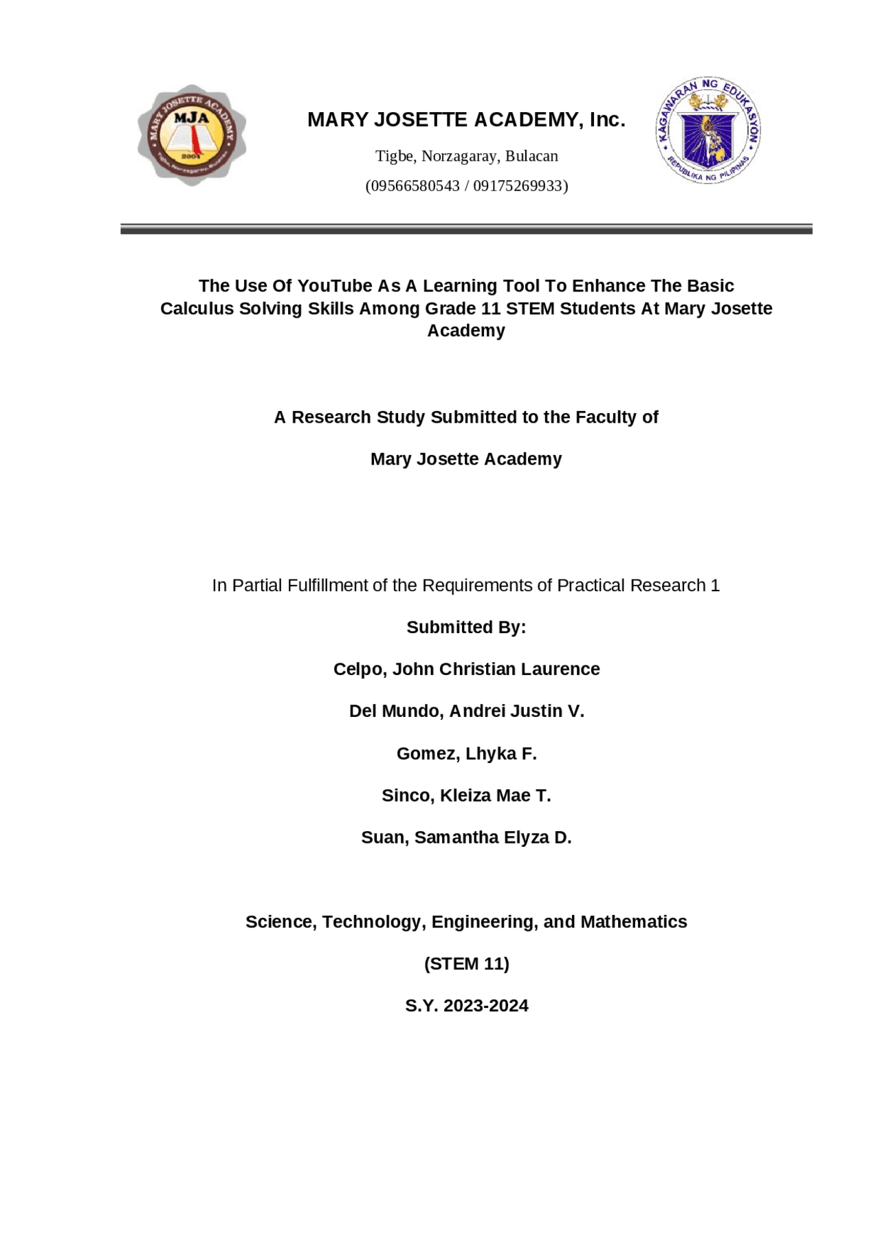 About using YouTube as a learning tool | Summaries Mathematics | Docsity