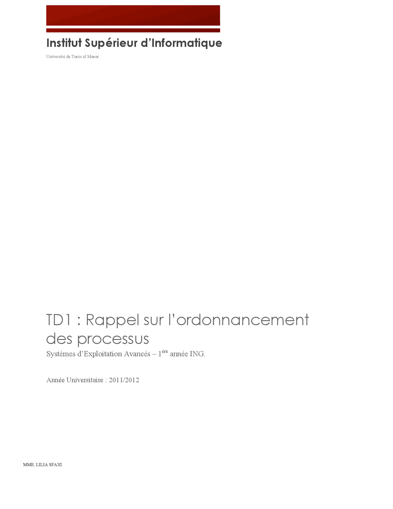 Rappel sur l'ordonnancement des processus | Schemes and Mind Maps Law ...
