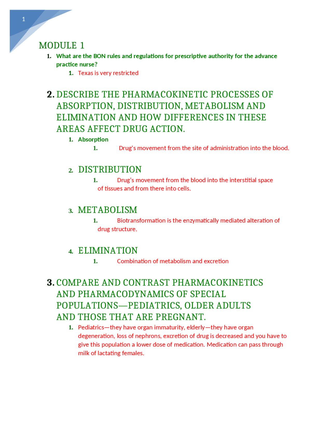 Pharmacology & Drug Interactions: Biotransformation, Ion Trapping, & Interactions | Exercises ...