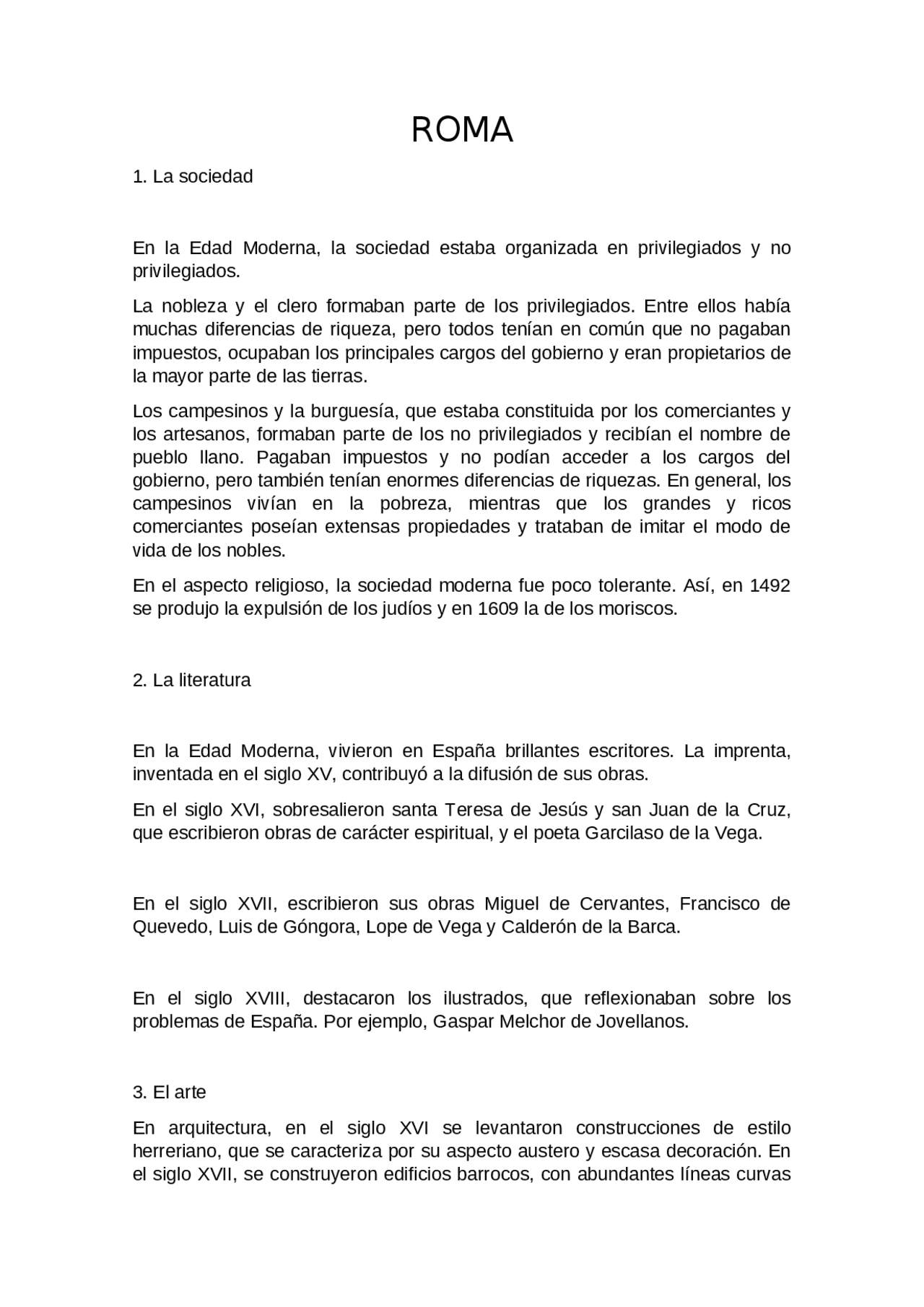 breves datos de la historia romana y algunos aportes interesantes ...