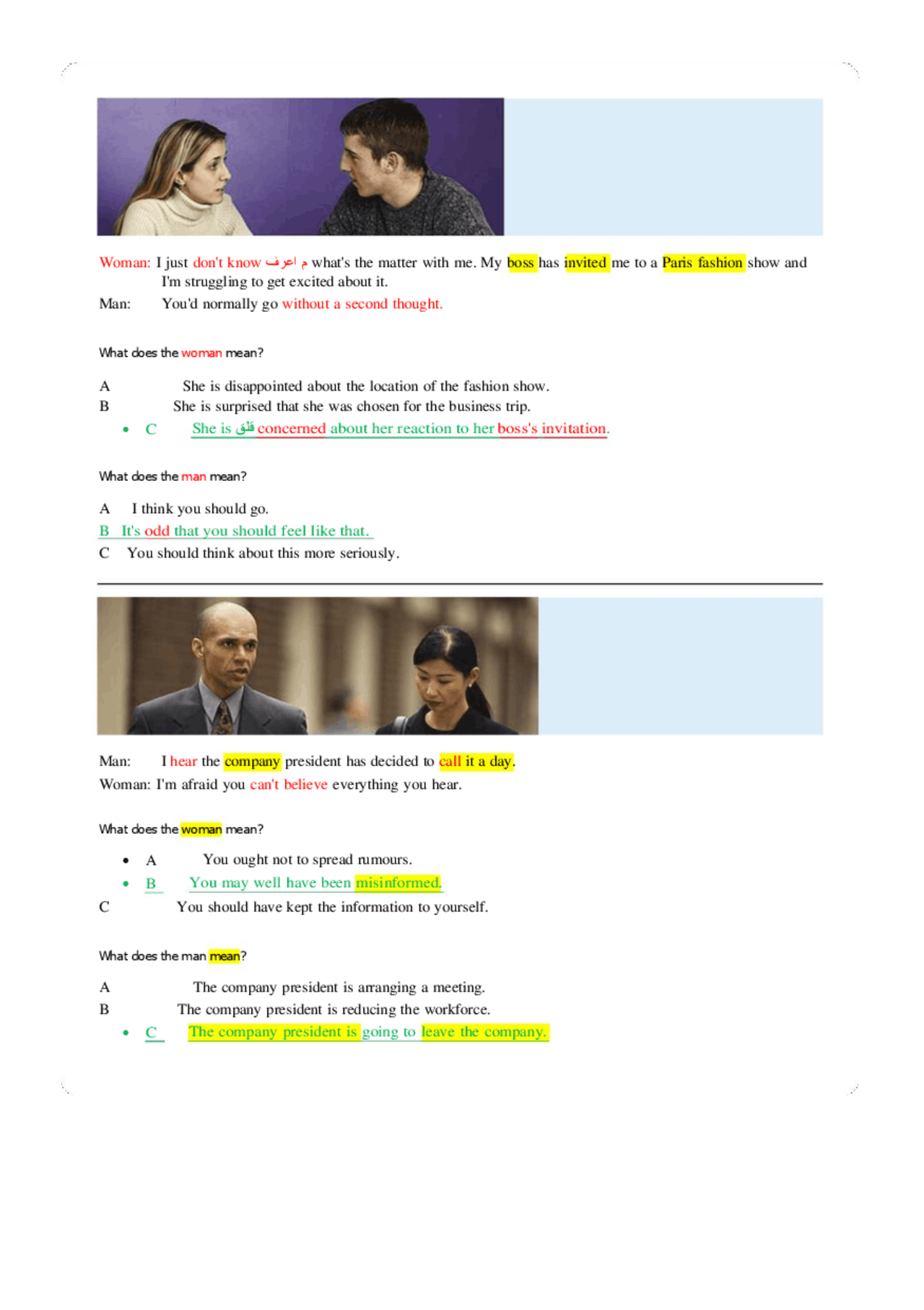 Oxford Placement Test 3 Questions and Answers 2024 | Exams English ...