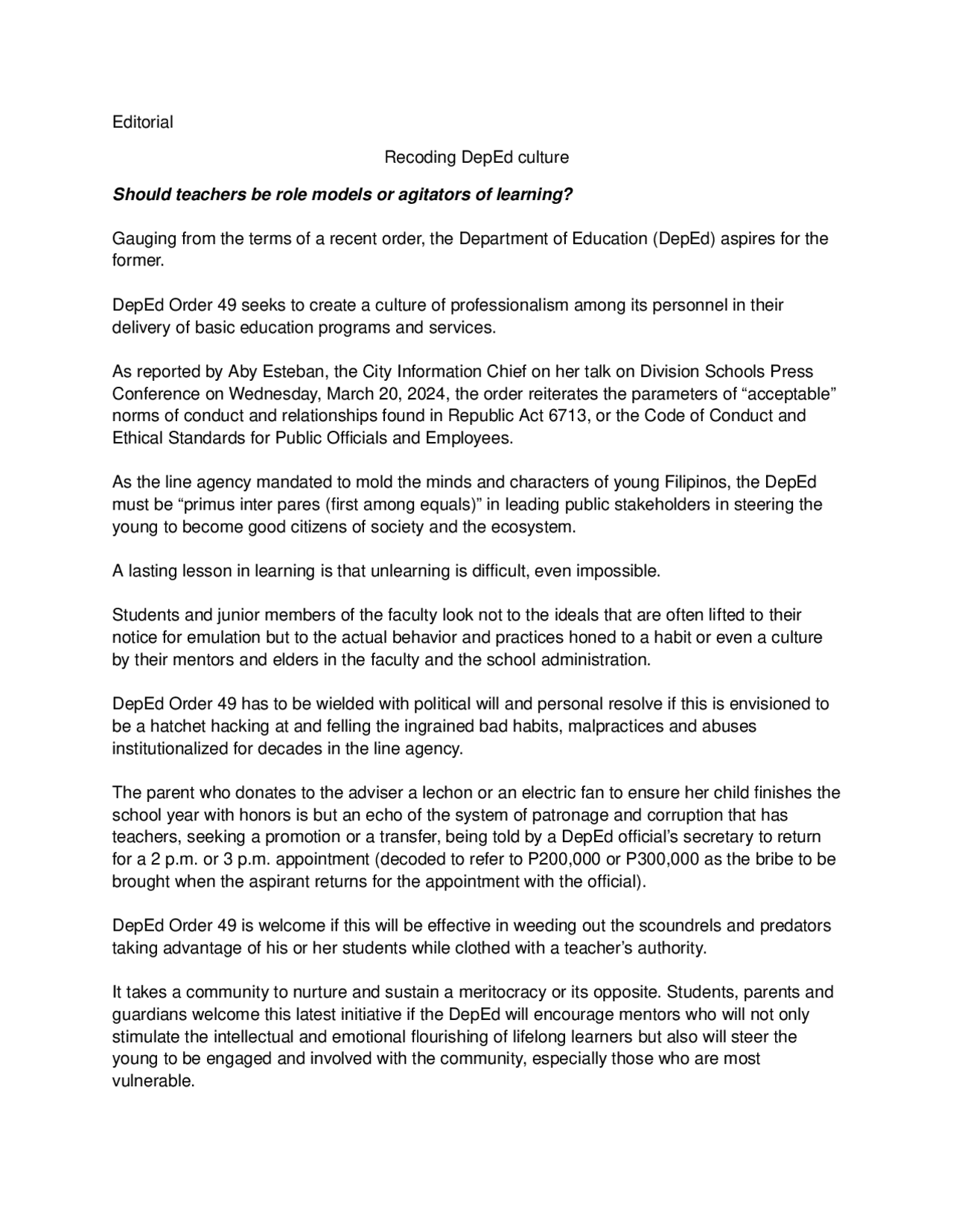 A human activity involving physical exertion and skill as the primary ...