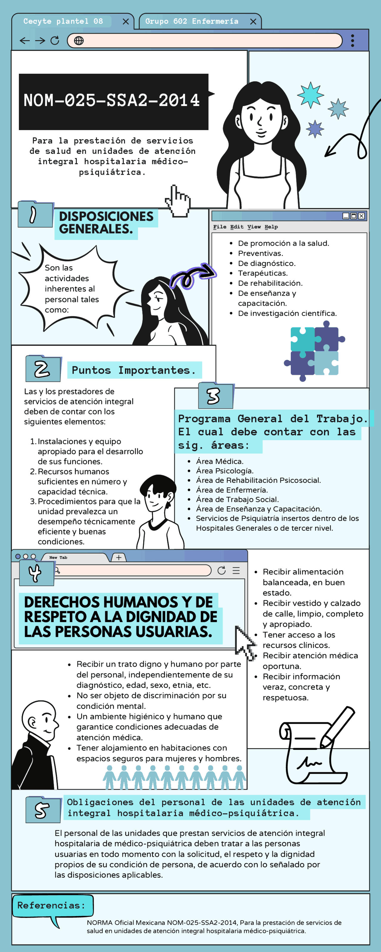 NOM-025-SSA2-2014 ñk | Esquemas y mapas conceptuales de Psicología | Docsity