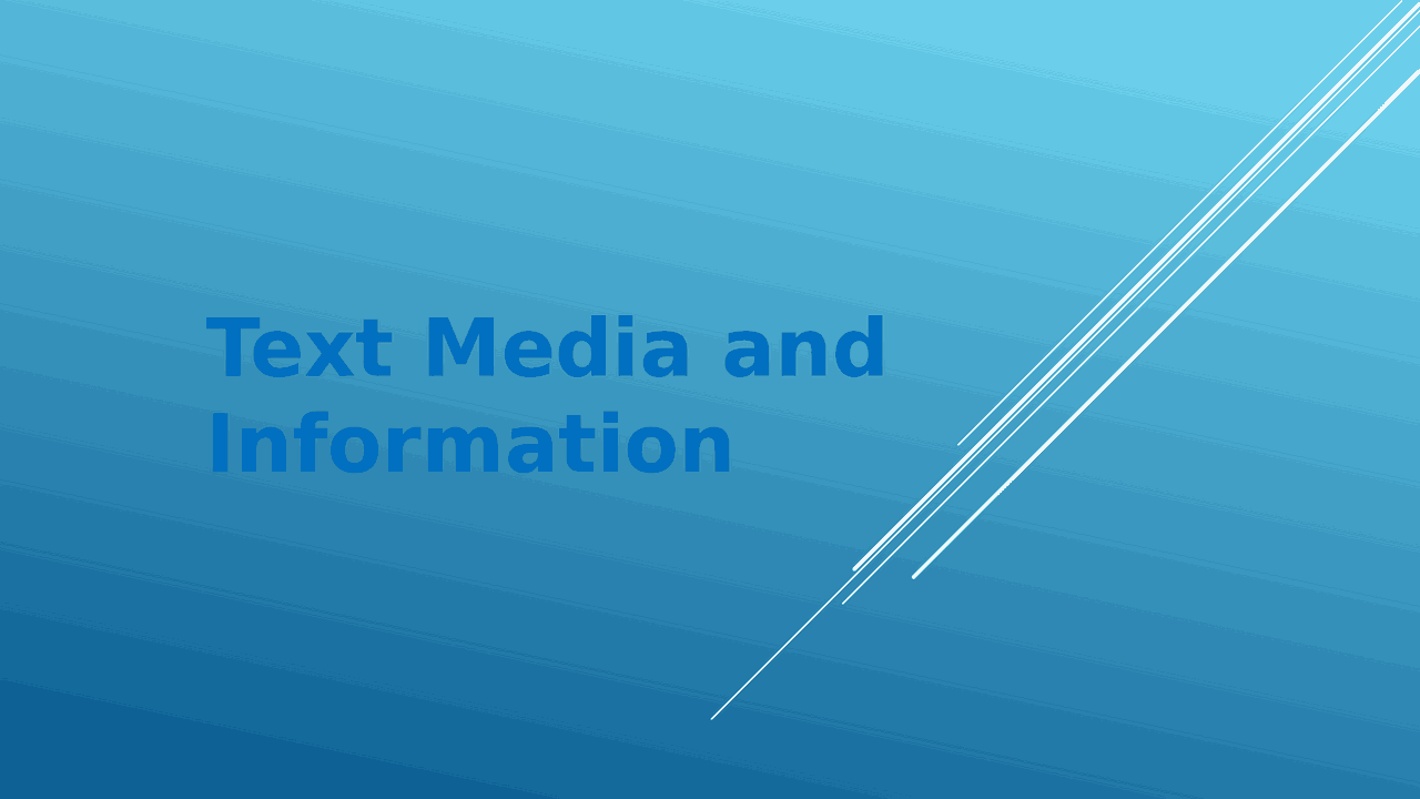 Understanding the Power of Text and Visual Media: Consumption and ...