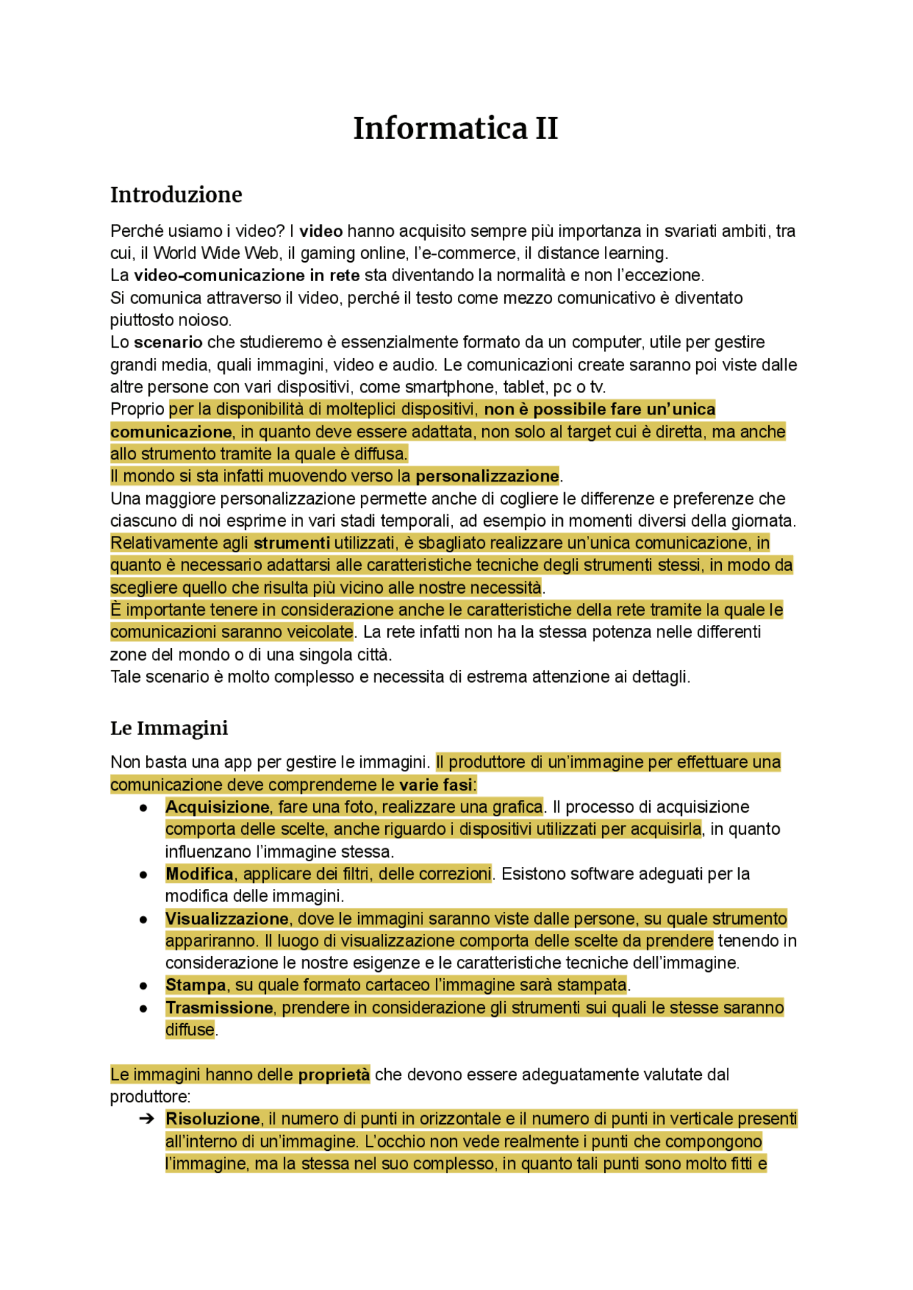 Informatica, Image e Video Editing | Appunti di Elaborazione digitale delle immagini | Docsity