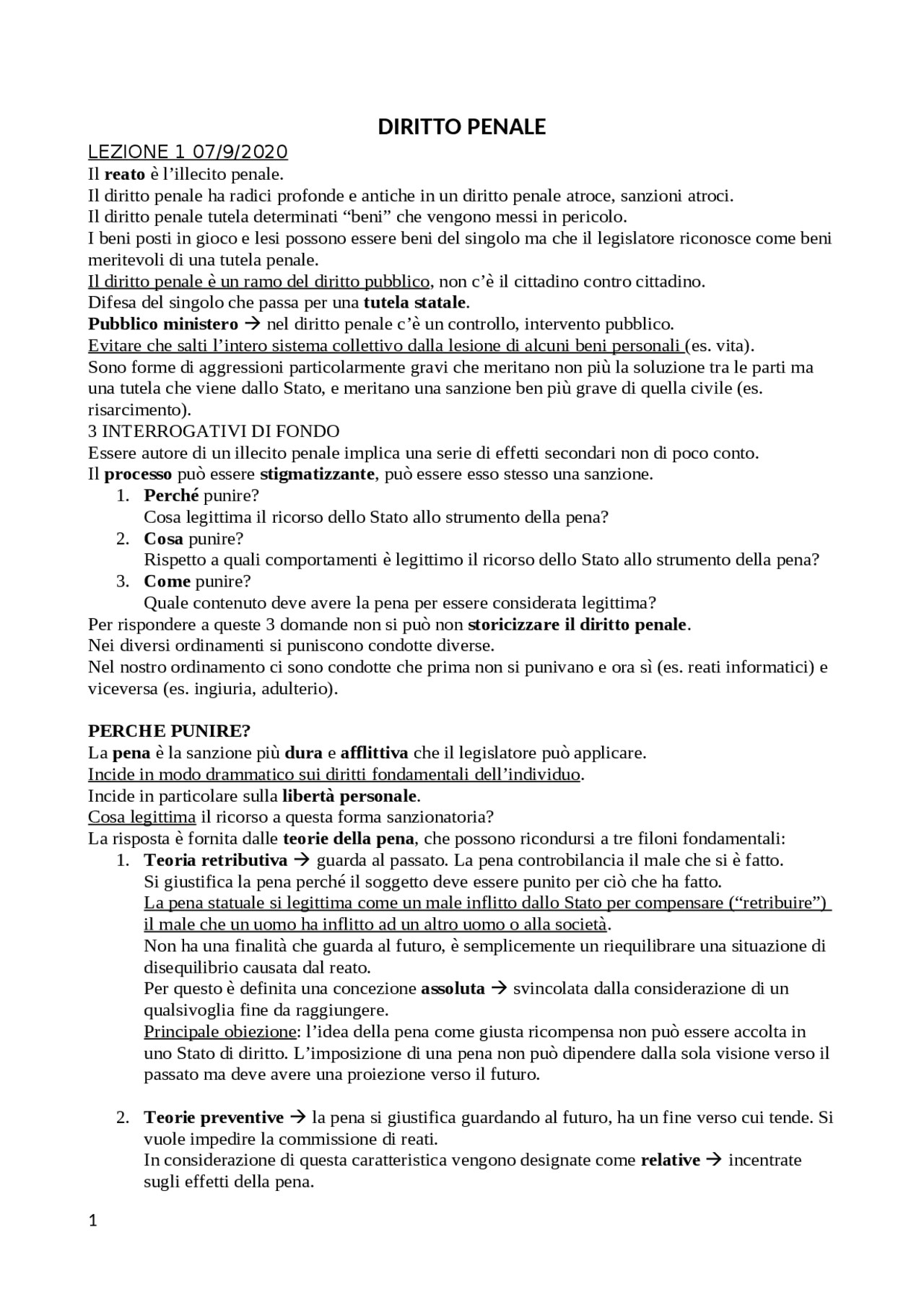 Appunti integrati con slides e libro Diritto Penale (parte generale) | Dispense di Diritto ...