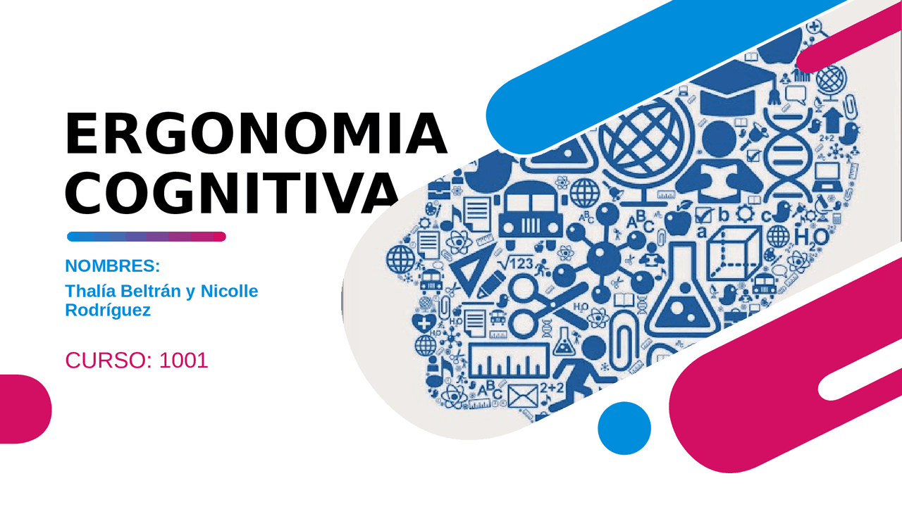 Ergonomia Cognitiva. | Diapositivas de Tecnología | Docsity