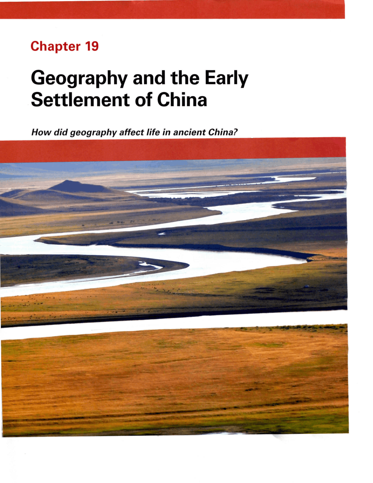 Geography of China in Ch19 | Schemes and Mind Maps History | Docsity