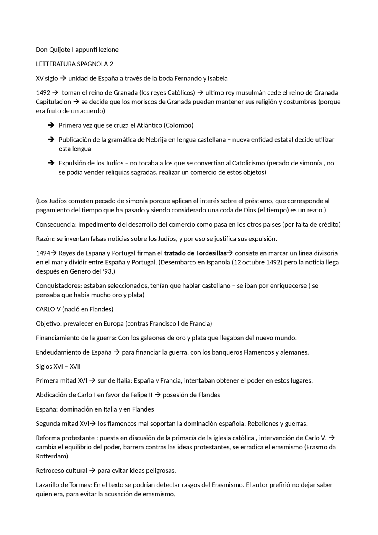 Apuntes sobre Don Quijote I: La Literatura Española del Siglo XV y XVI ...