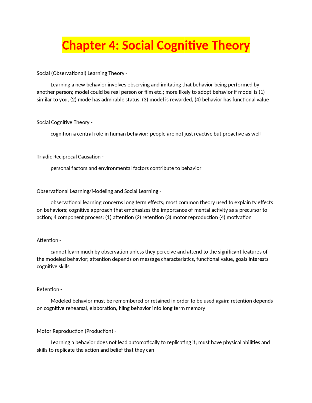 Social Cognitive Theory: Learning through Observation, Attention ...