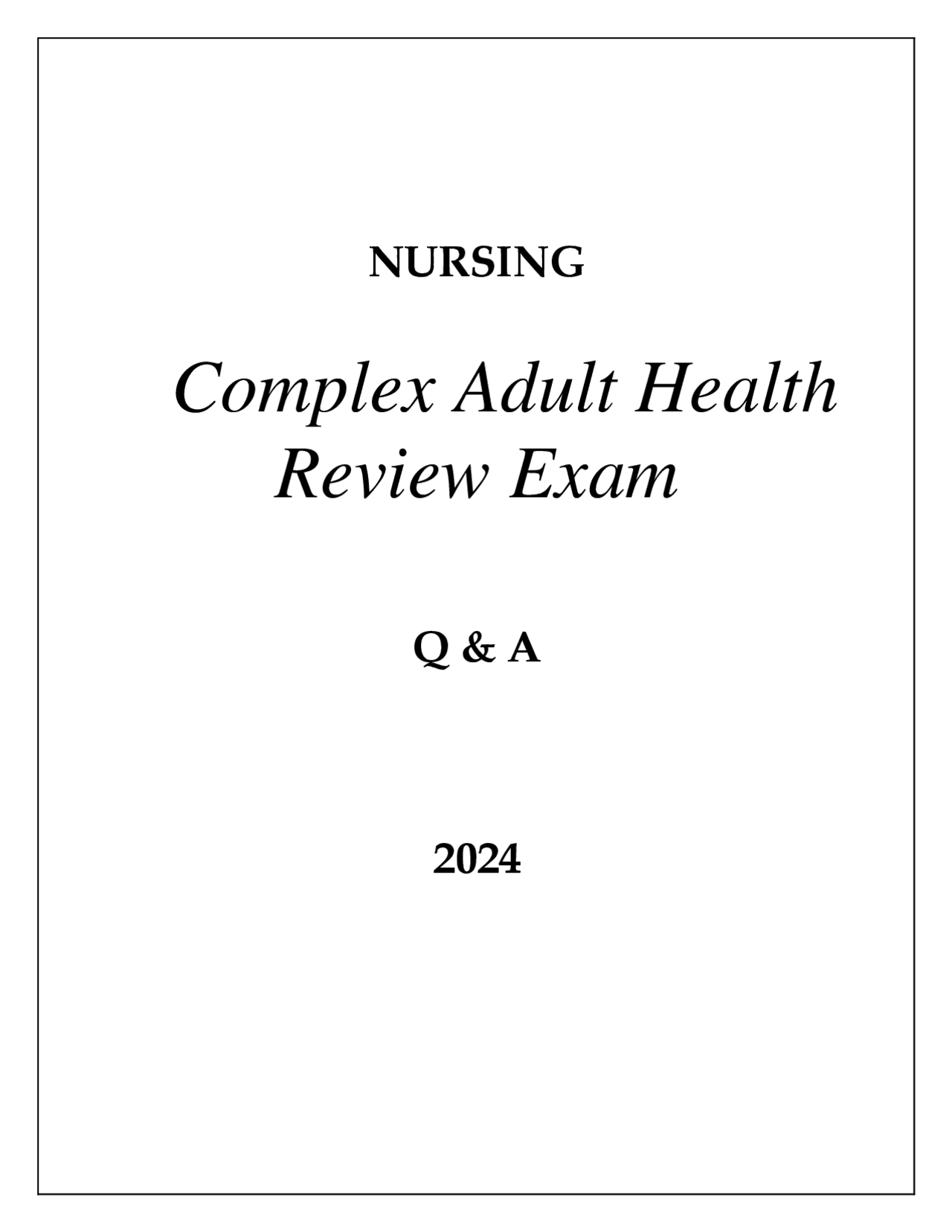 Medical Diagnosis Quiz: Identifying Signs and Symptoms | Exams Nursing ...