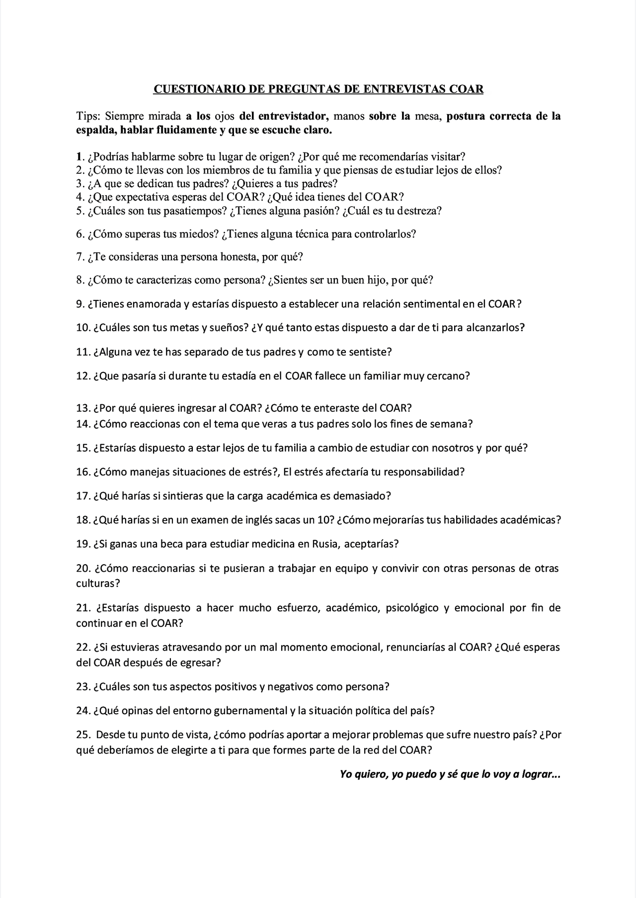 COAR Preguntas de estudio | Ejercicios de Tecnologías de la Información y la Comunicación | Docsity