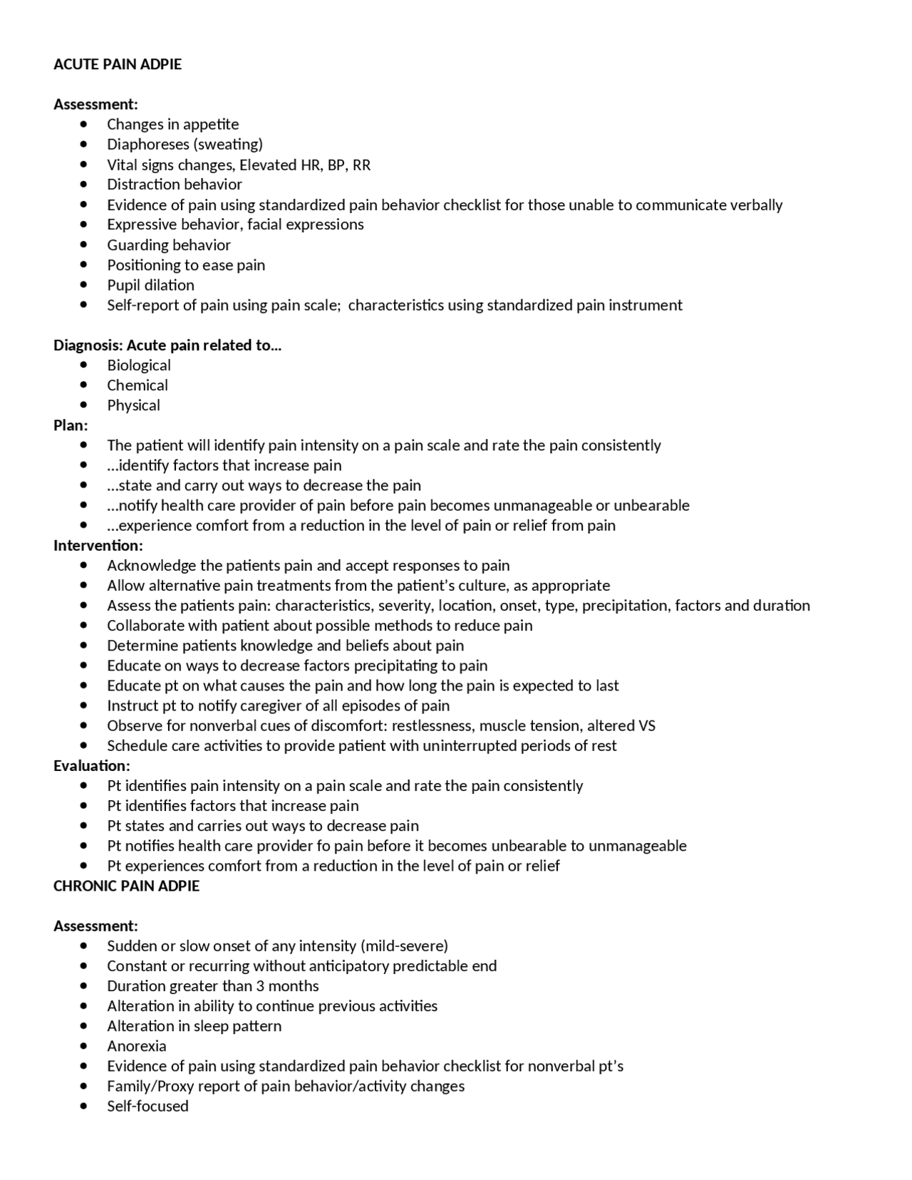 Chronic Pain Management: Patient Identification and Intervention ...