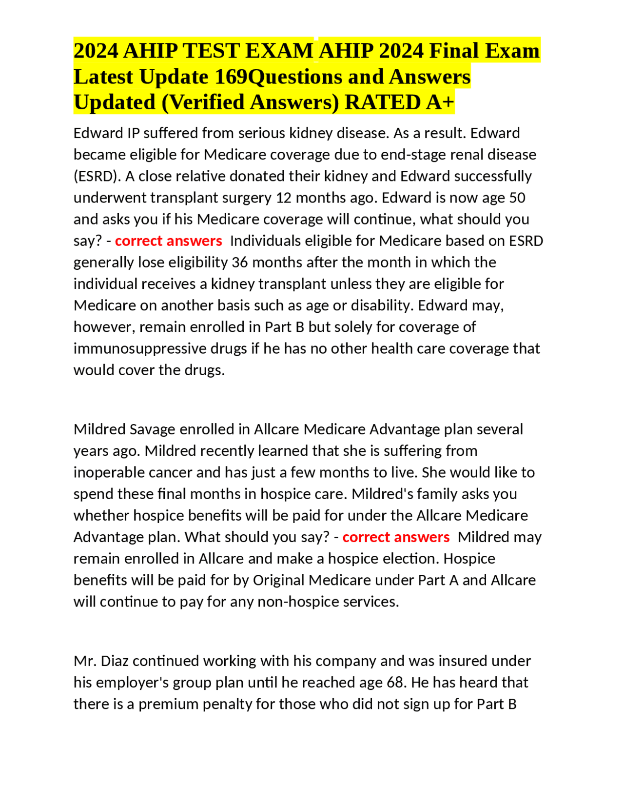 Understanding Medicare Coverage and Medicare Advantage Plans | Exams ...