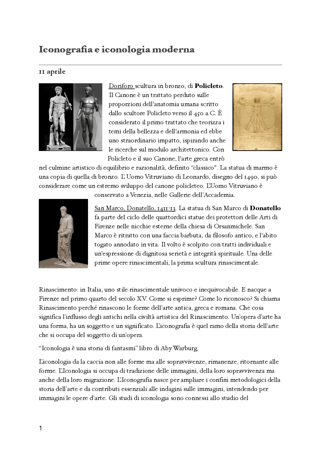 Iconografia e iconologia moderna | Appunti di Storia dell'Arte Moderna ...