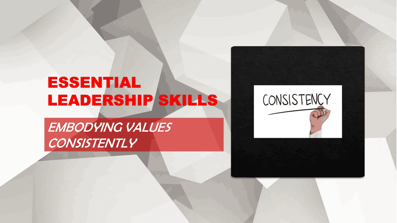 Essential Leadership Skills - Embodying Values Consistently | Slides ...