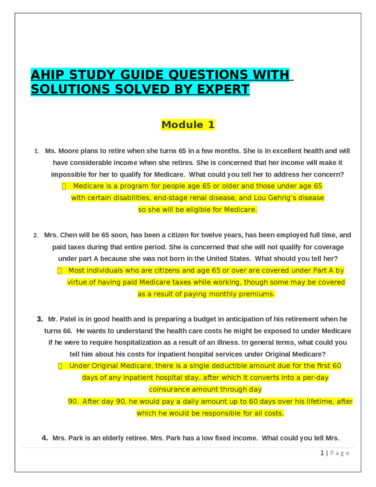 Understanding Medicare Coverage and Enrollment for Seniors | Exams ...