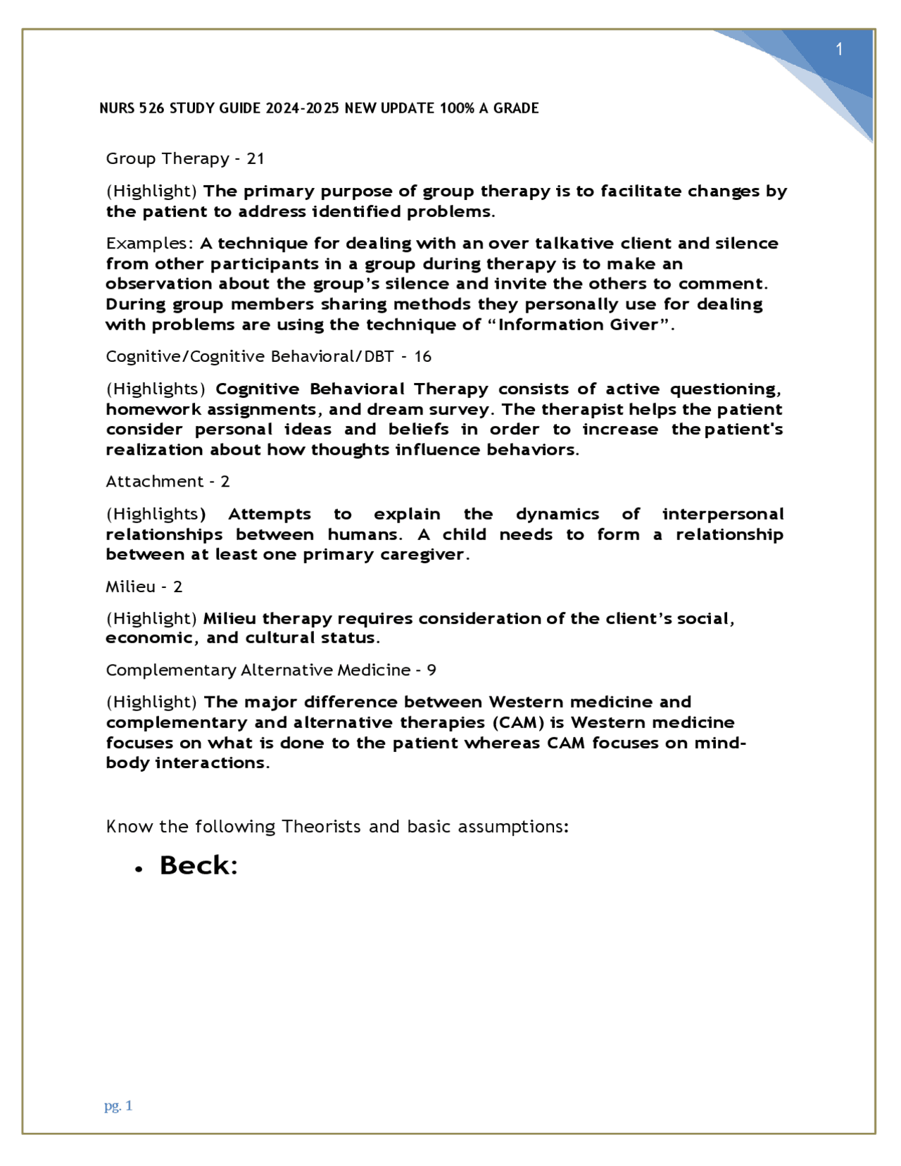 Curative Factors in Group Therapy: Yalom's Categories and Techniques ...