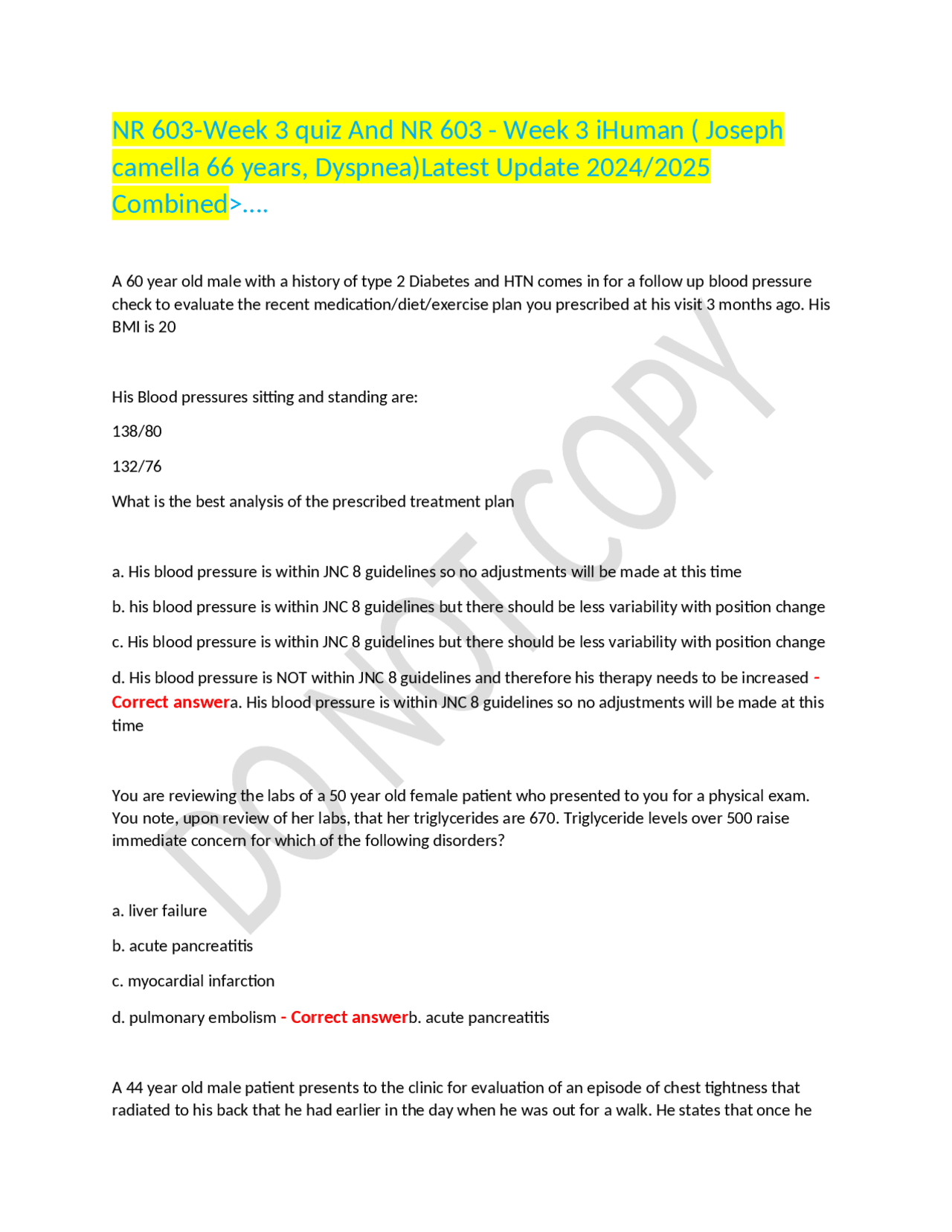 Medical Case Studies: Diagnosing and Managing COPD and Cardiovascular ...
