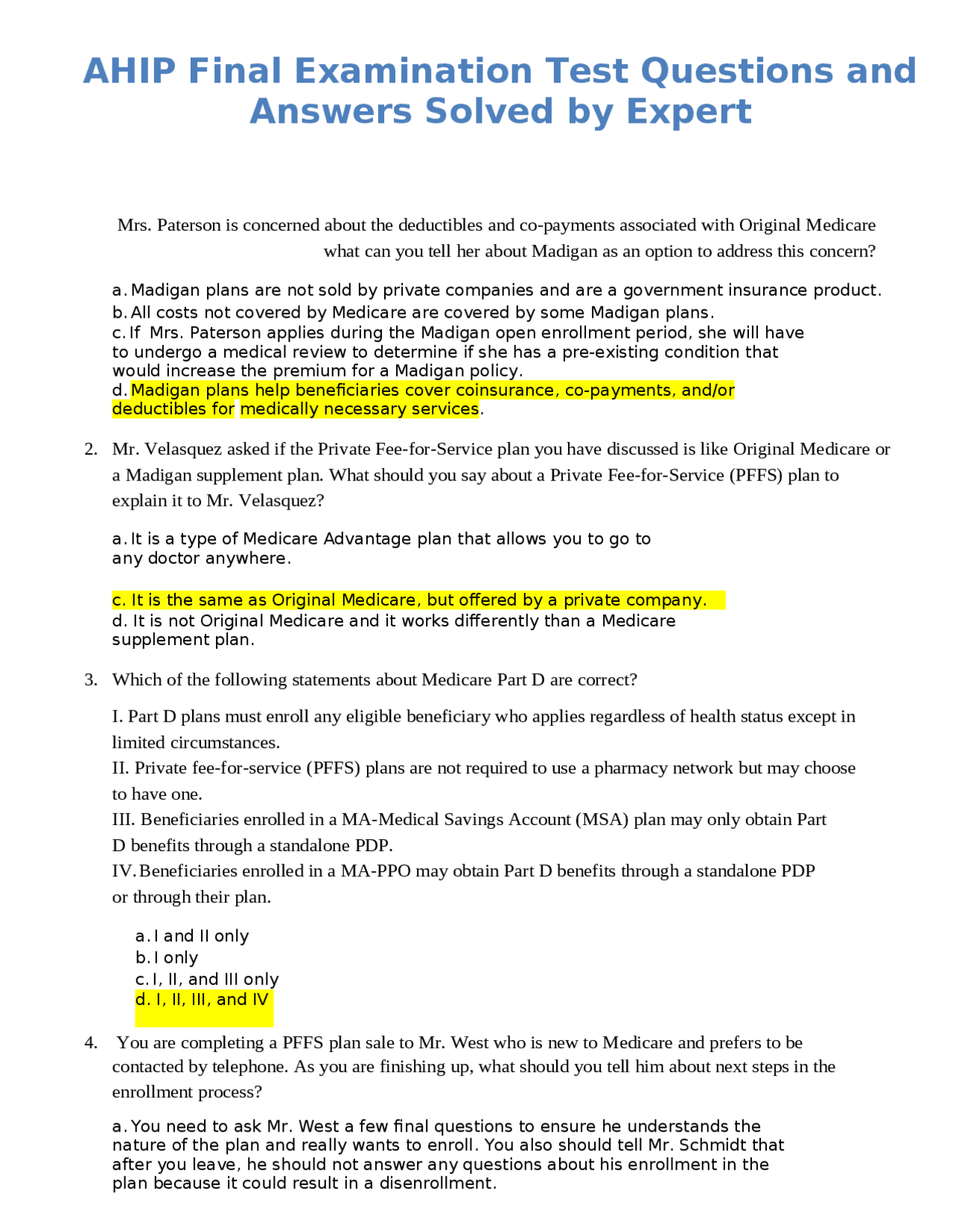 Understanding Medicare Advantage Plans: Differences with Original ...