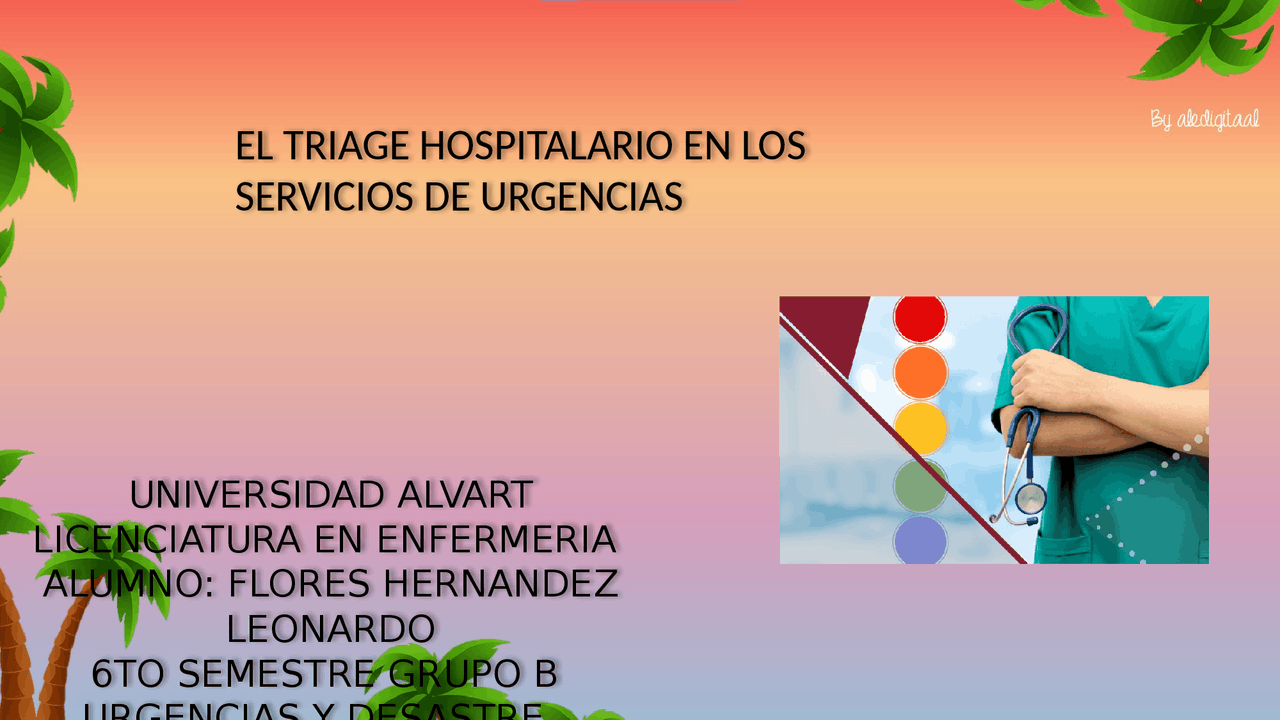 Triage Hospitalario en Servicios de Urgencias: Sistema de Priorización ...