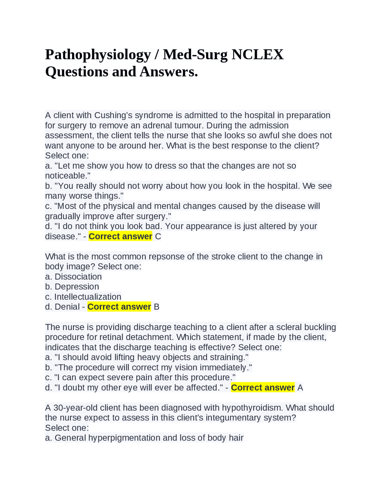 Nursing Diagnosis and Care Planning: Identifying and Addressing Client ...