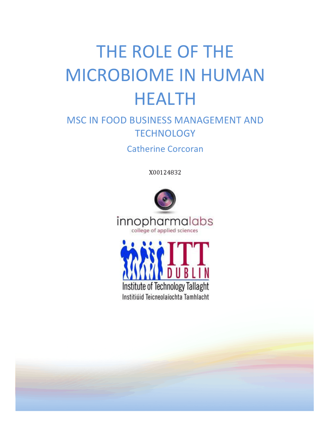 The Human Microbiome | Study notes Biology | Docsity