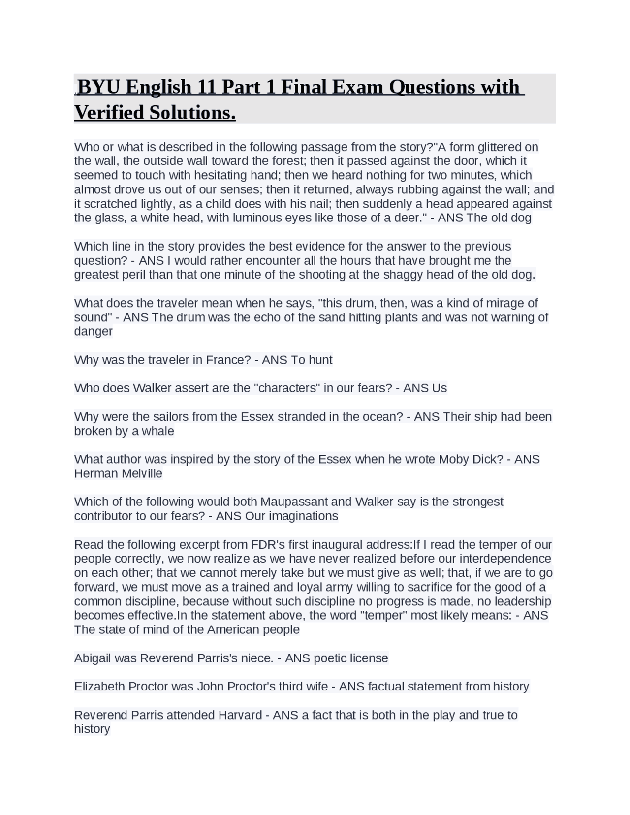 Analysis of The Crucible and McCarthyism: Characters, Historical ...