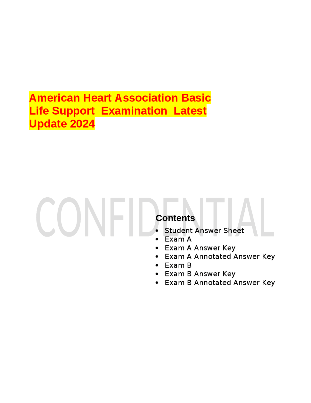 BLS Exam: CPR and Choking Relief for Infants and Children | Exams ...