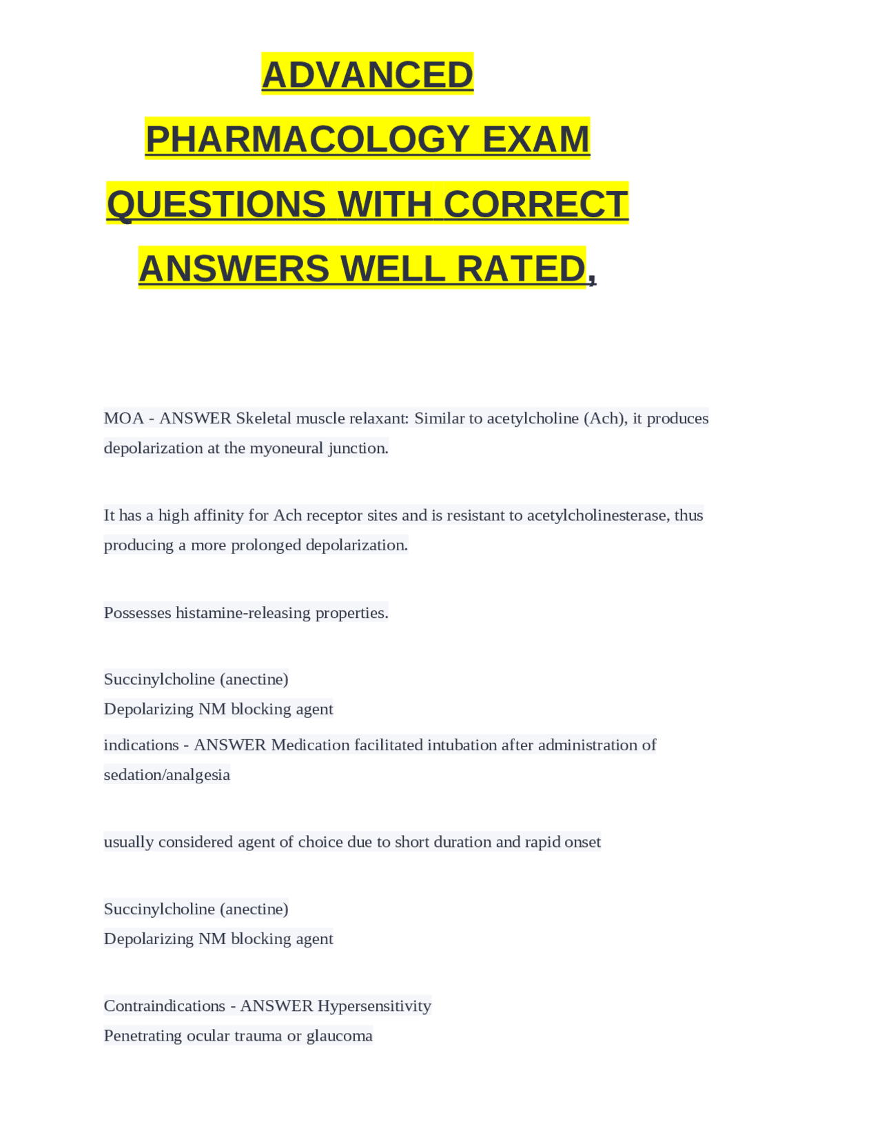 Benzodiazepines & Calcium Channel Blockers: Mechanism, Uses, Interactions | Exams Pharmacology ...