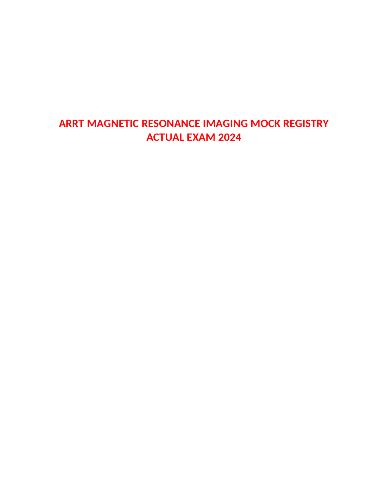 MRI Sequences and Techniques: A Comprehensive Analysis | Exams Magnetic Resonance Imaging (MRI ...