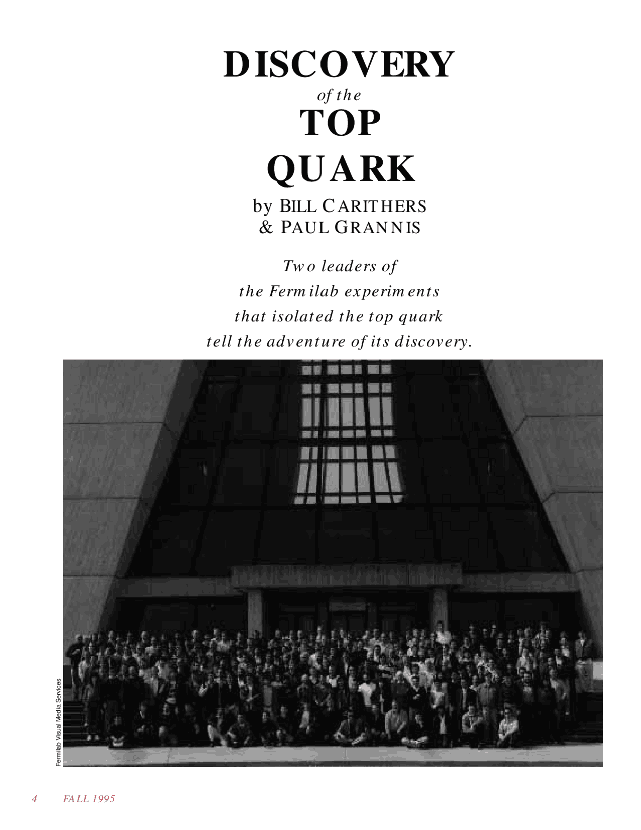 discovery of the top quark | Esquemas Física de Partículas | Docsity