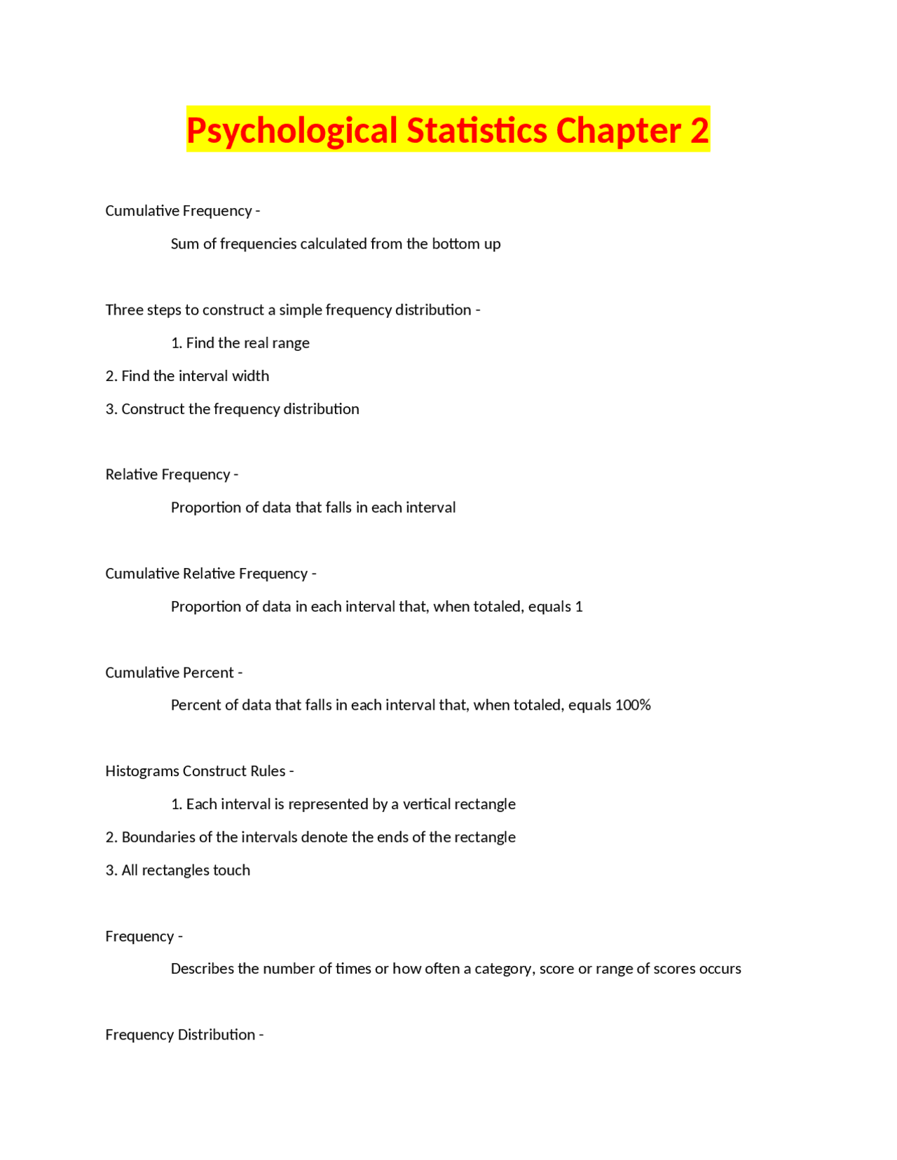Statistics in Psychology: Understanding Frequency Distributions and ...