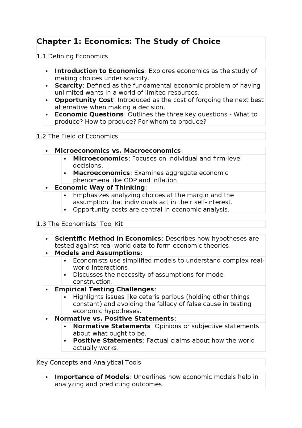 Economics 101: An Introduction to the Study of Choice and Scarcity ...