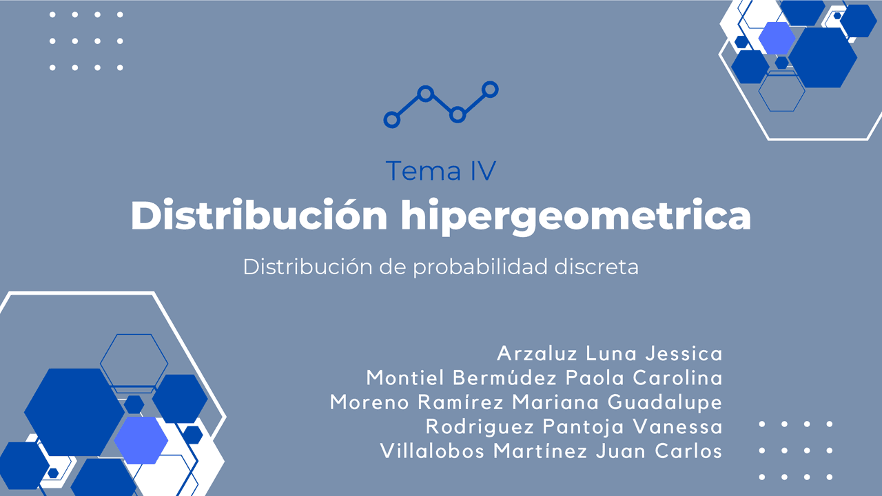 Distribución hipergeométrica | Diapositivas de Matemáticas | Docsity