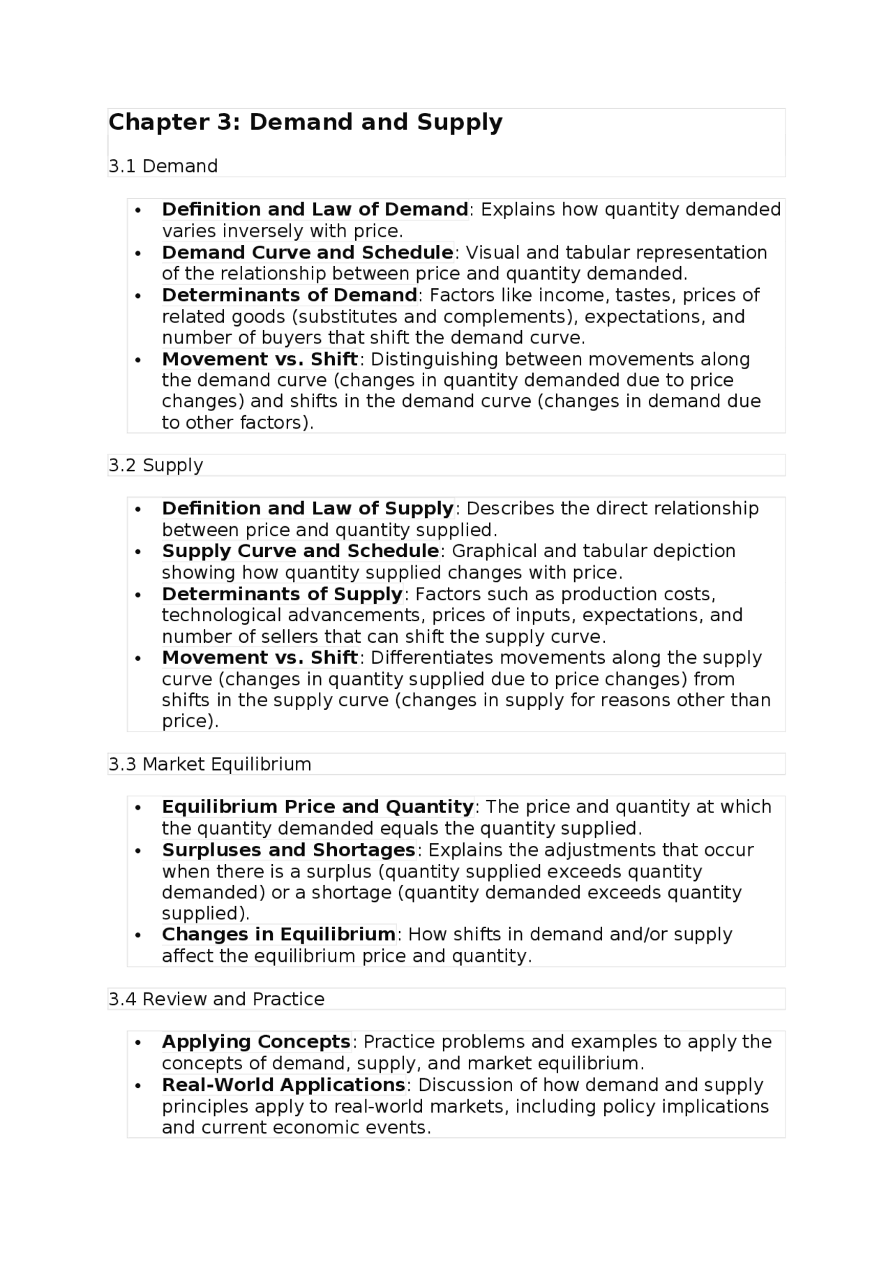 Microeconomics: Understanding Demand and Supply | Summaries Economics ...