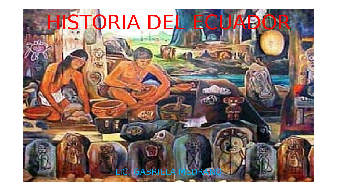 Historia del Ecuador apuntes importantes. | Apuntes de Historia | Docsity
