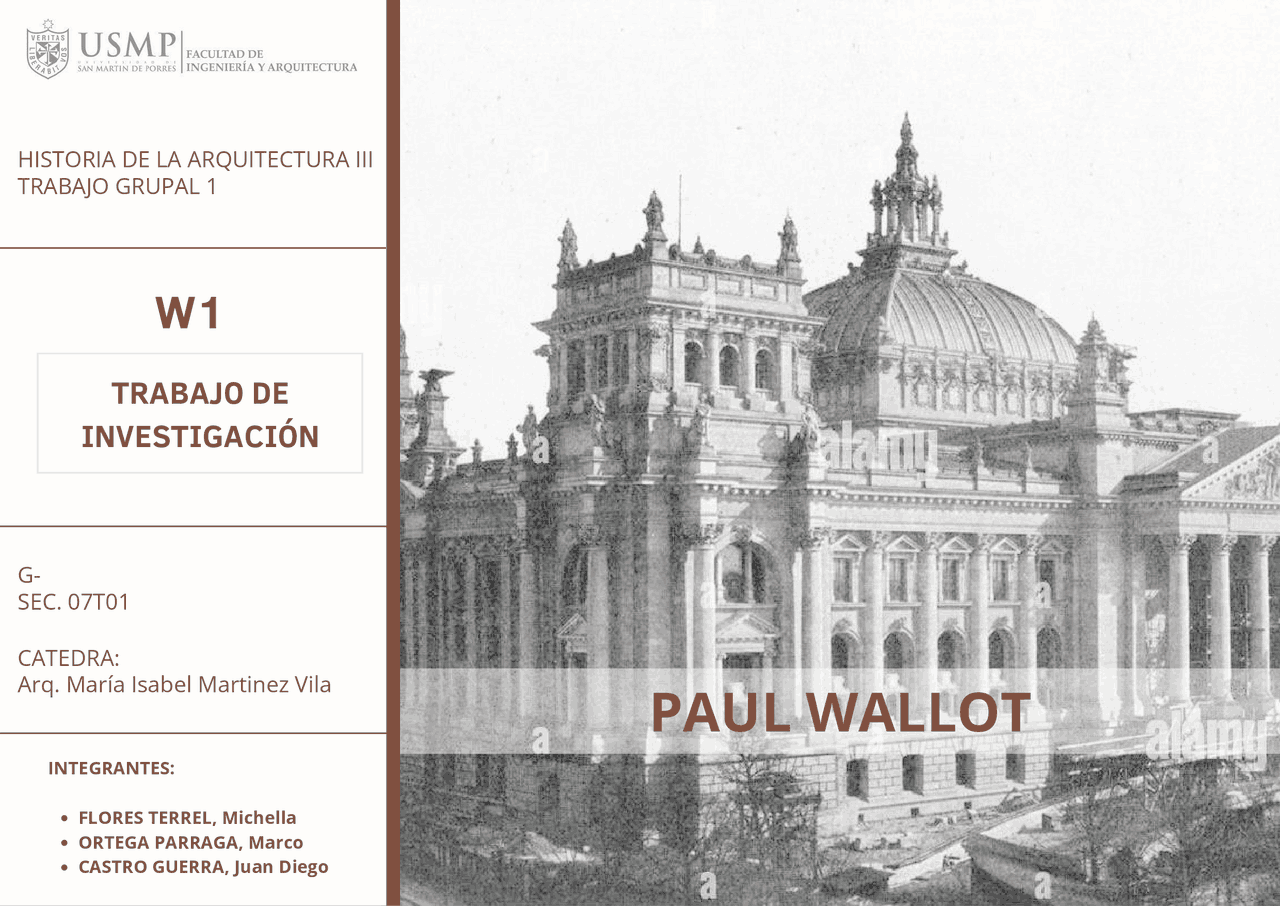 HISTORIA DE AQUITECTURA PAUL WALLOT | Monografías, Ensayos de Crítica ...