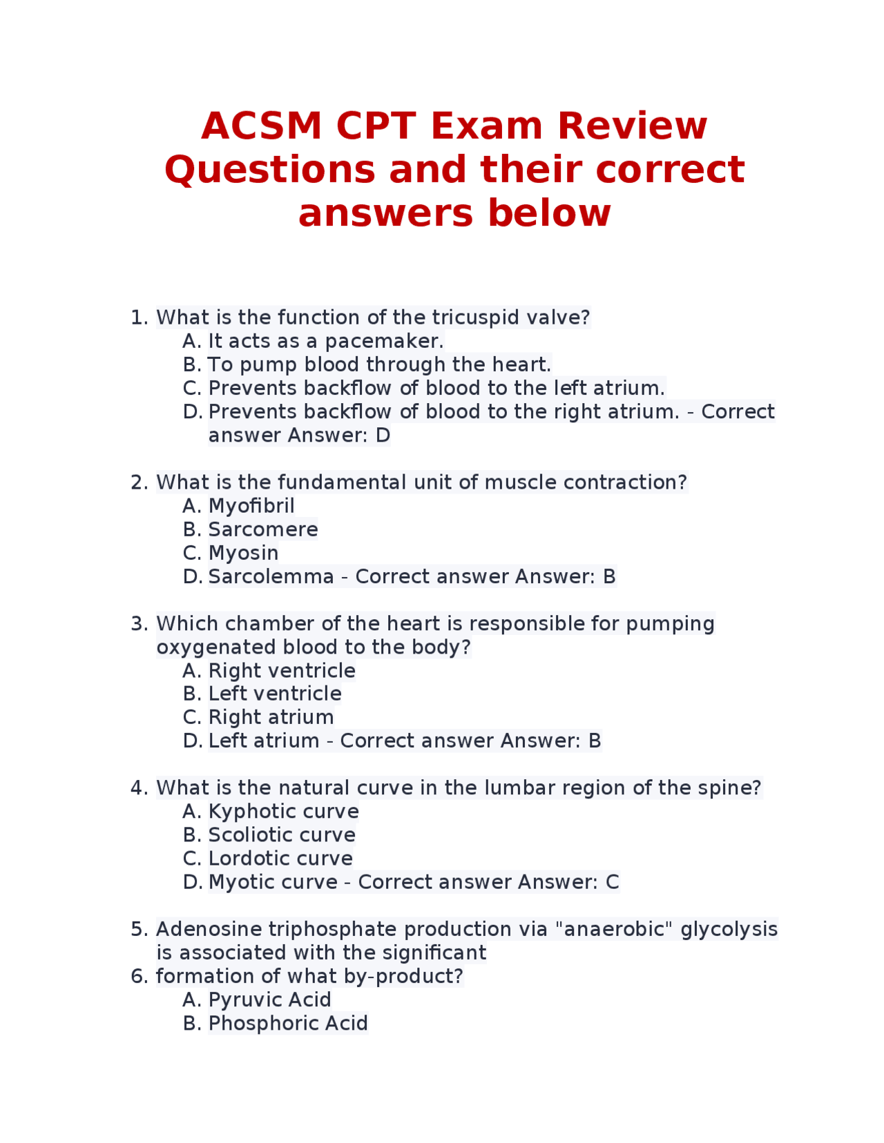 Anatomy and Physiology of Muscles and Joints with Applications to ...