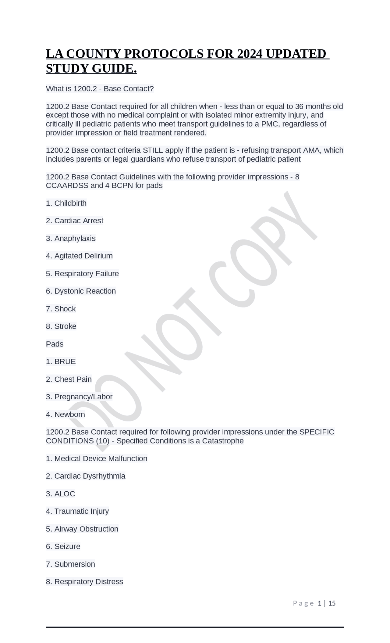 Pharmacology Notes: Adenosine, Albuterol, Atropine, Calcium Chloride ...