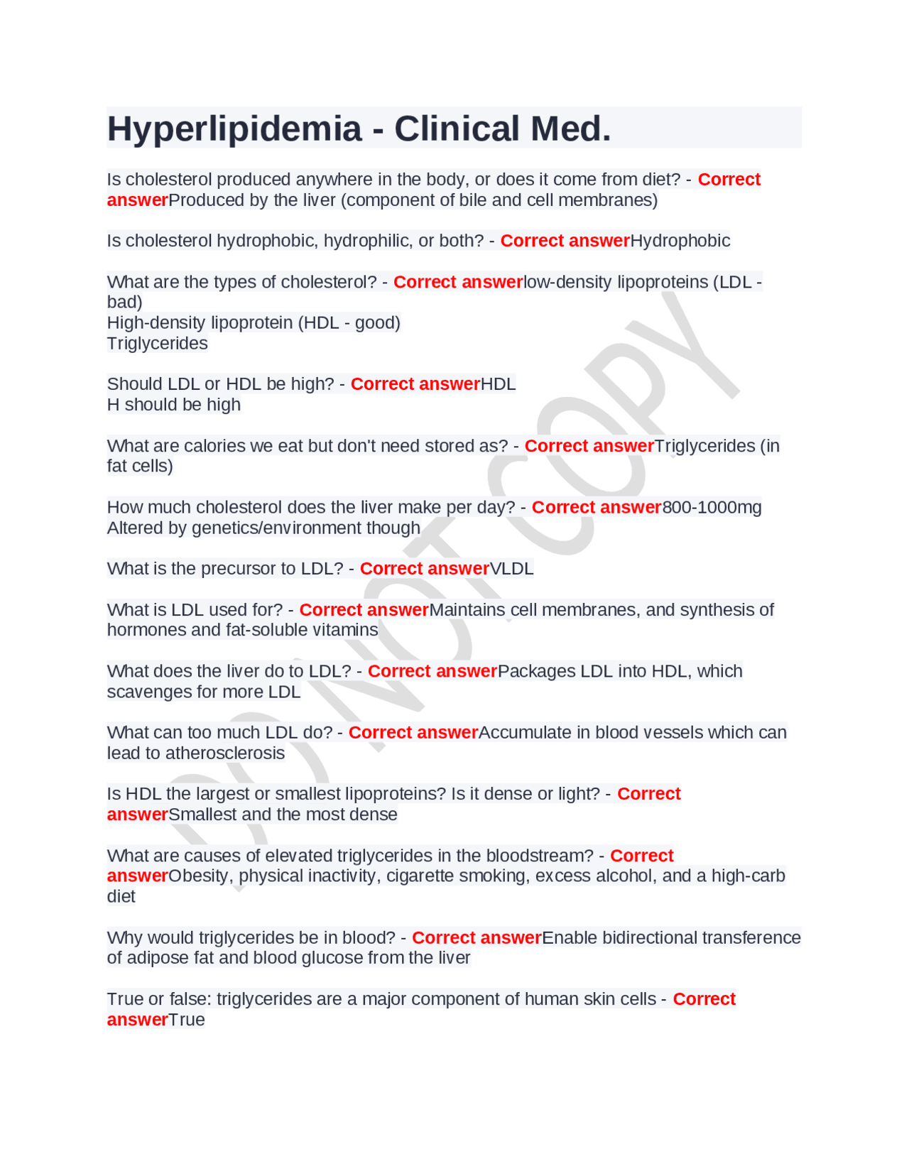 Hyperlipidemia and Its Types: Causes, Symptoms, and Treatments | Exams ...
