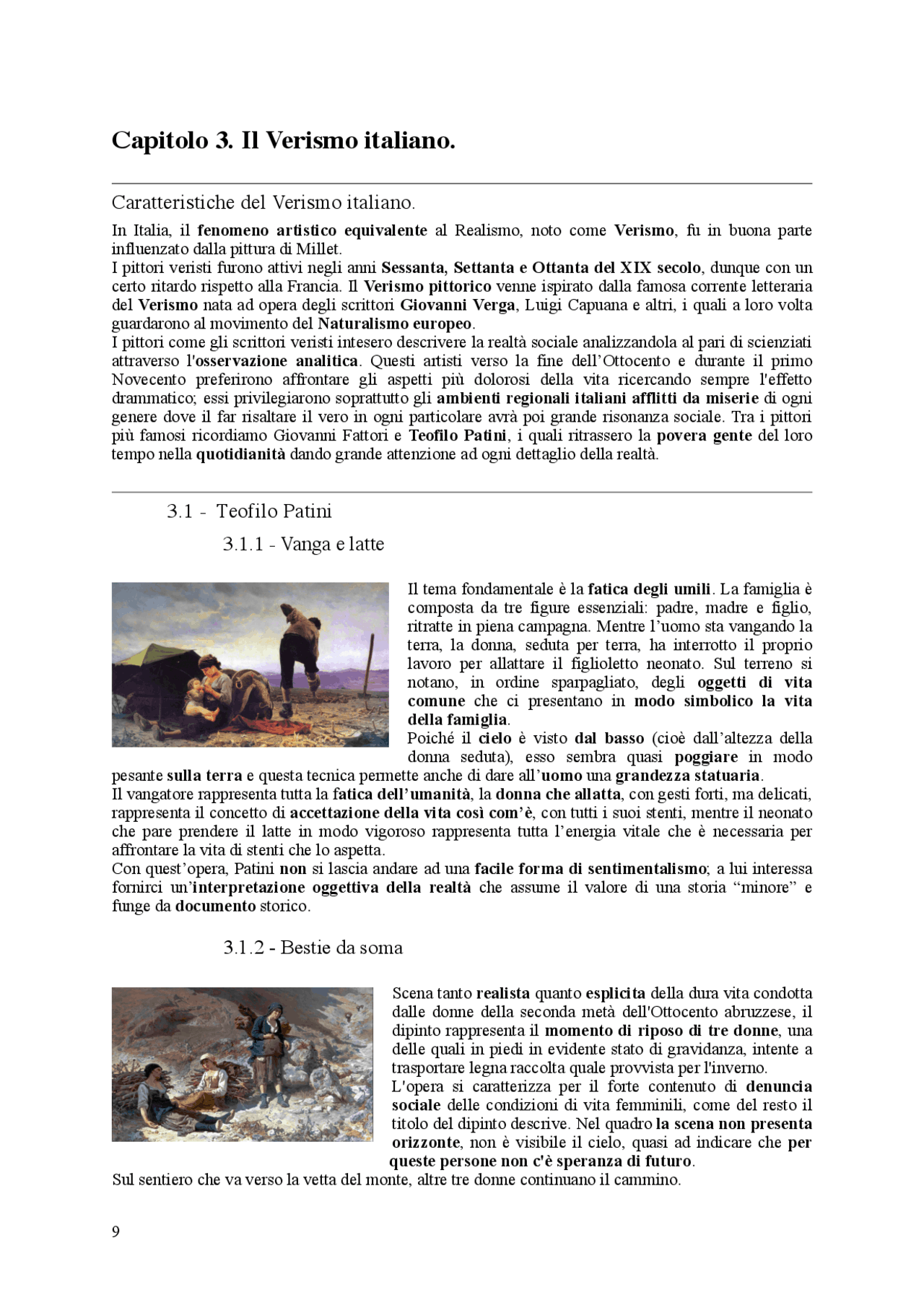 Il Verismo Italiano. | Appunti di Elementi di storia dell'arte ed ...