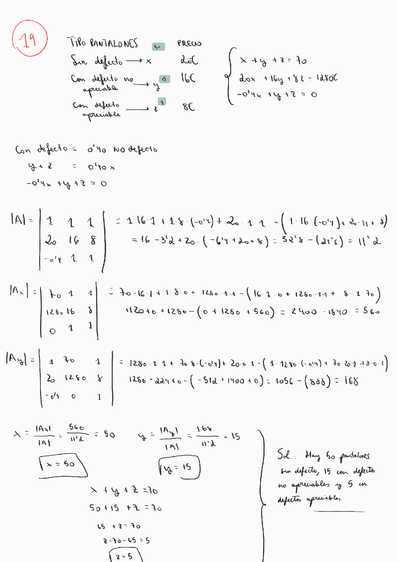 Matrices. Islas Canarias. Ejercicios | Ejercicios de Matemáticas aplicadas a las Ciencias ...