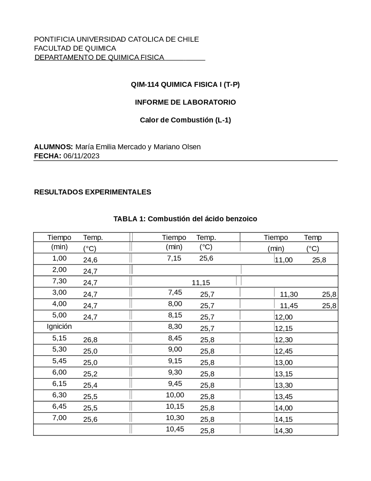 Calor de Combustión en Química Física | Guías, Proyectos ...