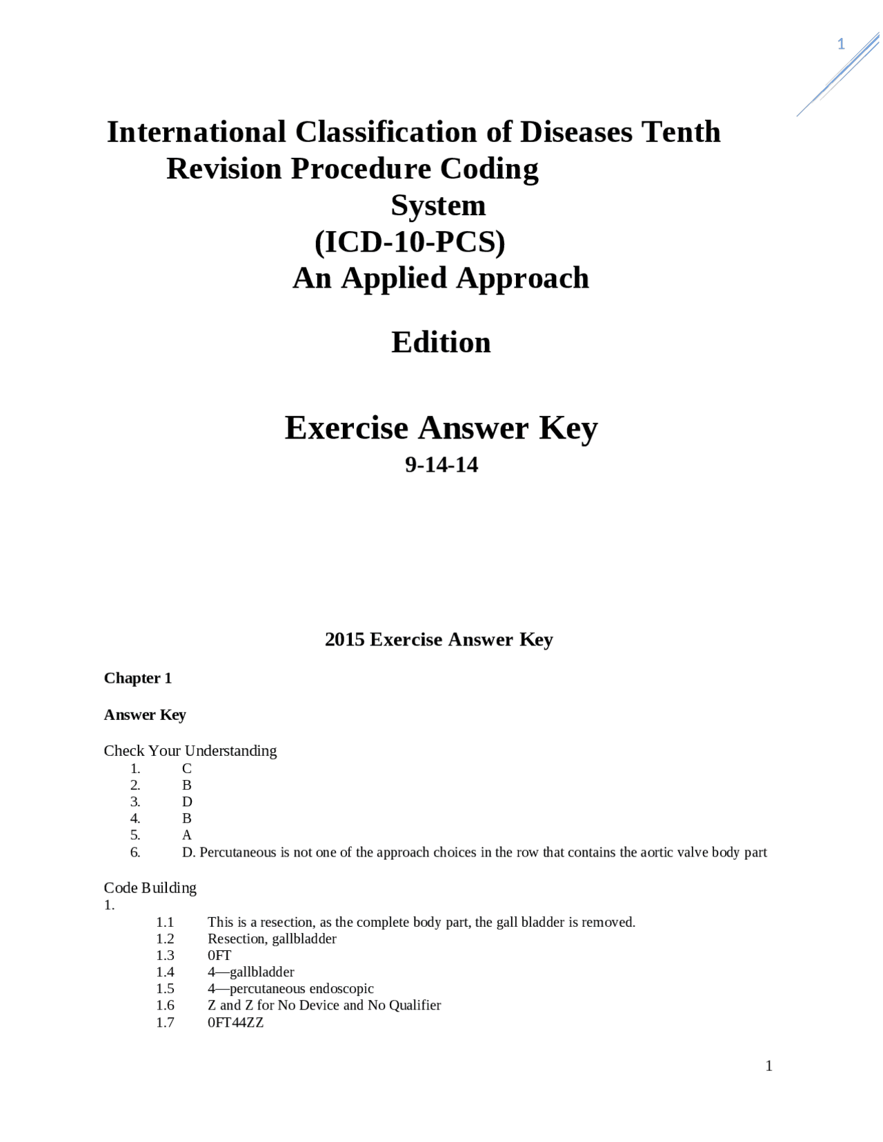 ICD-10-PCS Coding: Excision, Resection, Drainage, Transfer | Exams ...